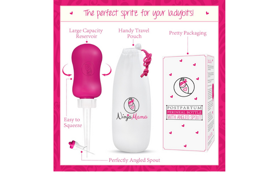 Peri Bottle and Perineal Ice/Heat Pack Bundle – Ninja Mama