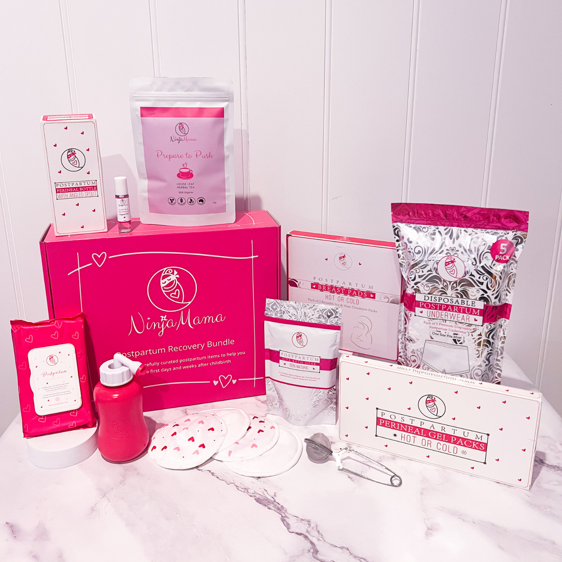 Ninja Mama Complete Postpartum Recovery Bundle - Perfect Pregnancy or
